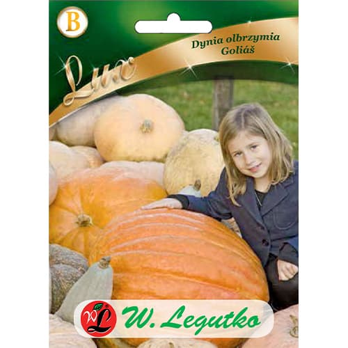 Goliáš skvošs (86829): sēklas Iegādājieties labāk vietnē GradinaMax.lv